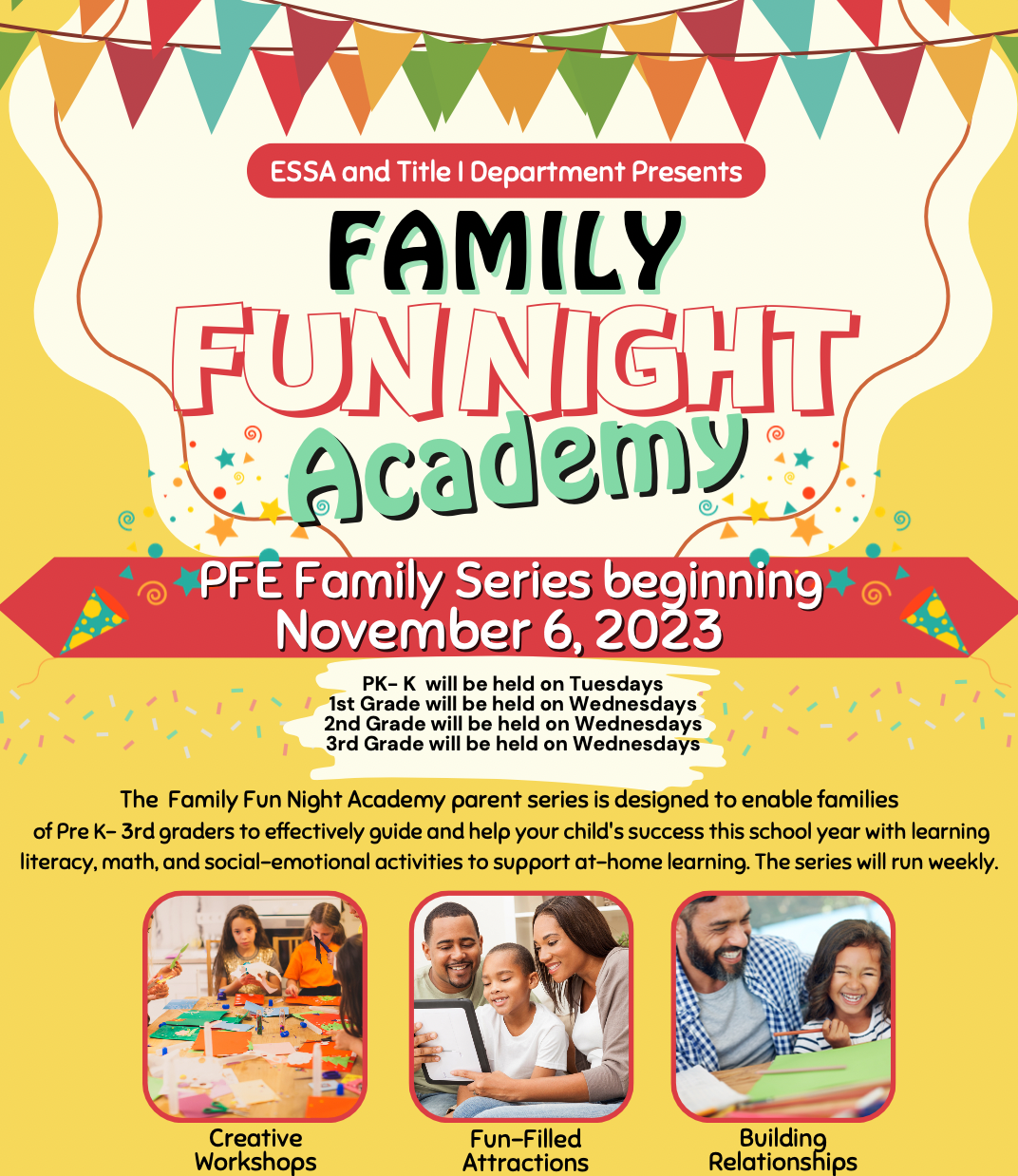 Family Fun Night and Events