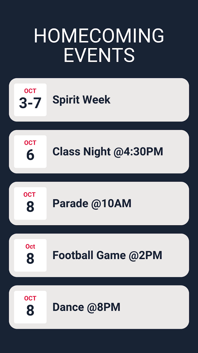 Spirit Week Homecoming